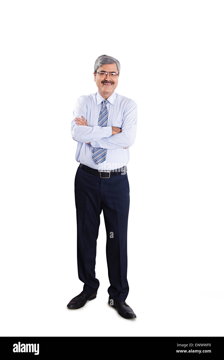 Senior businessman posing on Cut Out Stock Images & Pictures - Alamy