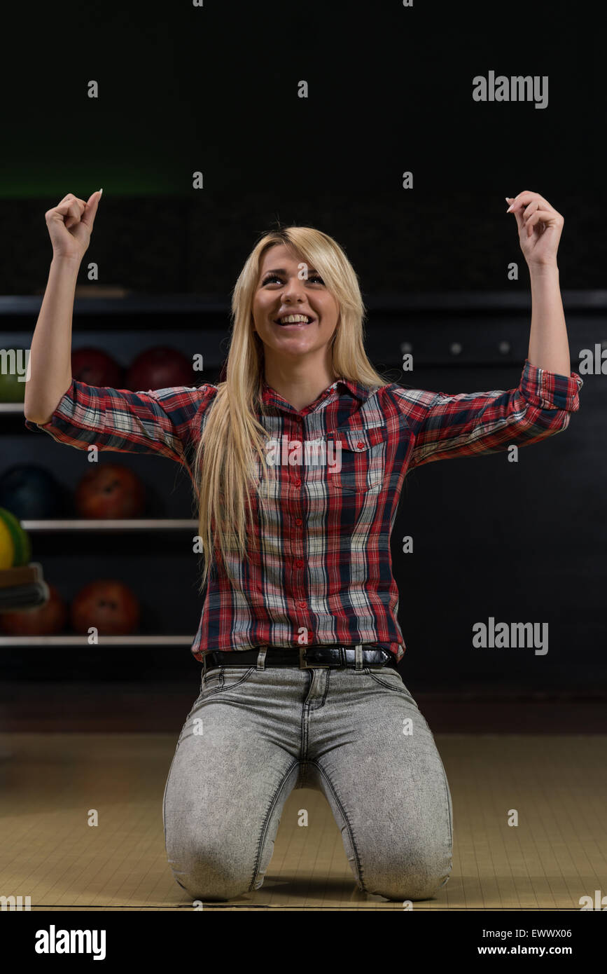 Ecstatic Women Happy About The Win Stock Photo - Alamy