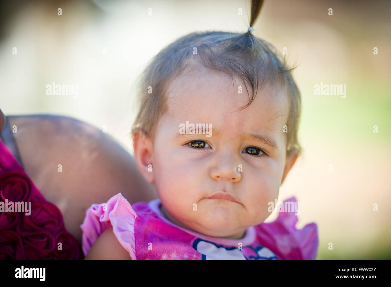 Namibia - Portrait of baby girl Stock Photo - Alamy