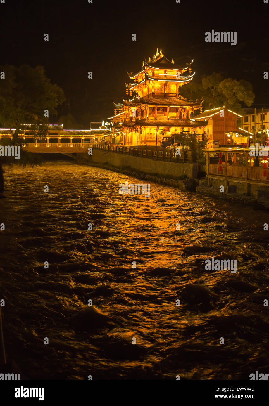 Bright and elegant night streets of China Stock Photo - Alamy Bright and elegant night streets of China Stock Photo - Alamy