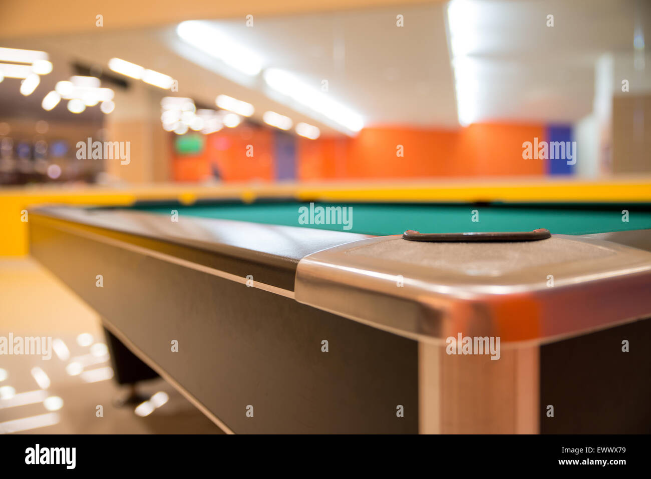 Pool Table Close Up Stock Photo - Alamy