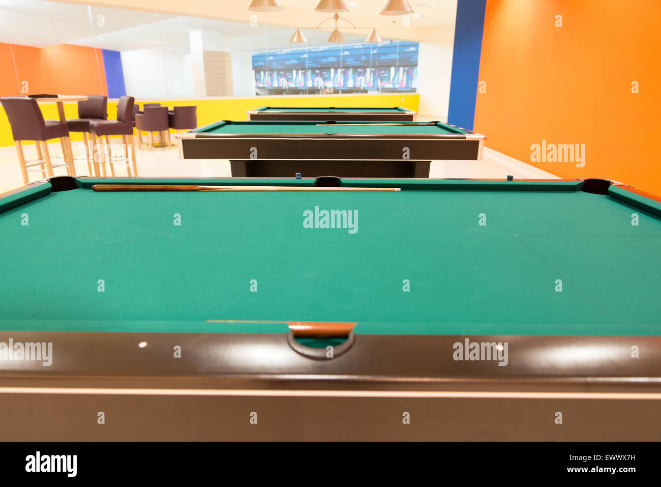 Pool Table Close Up Stock Photo - Alamy