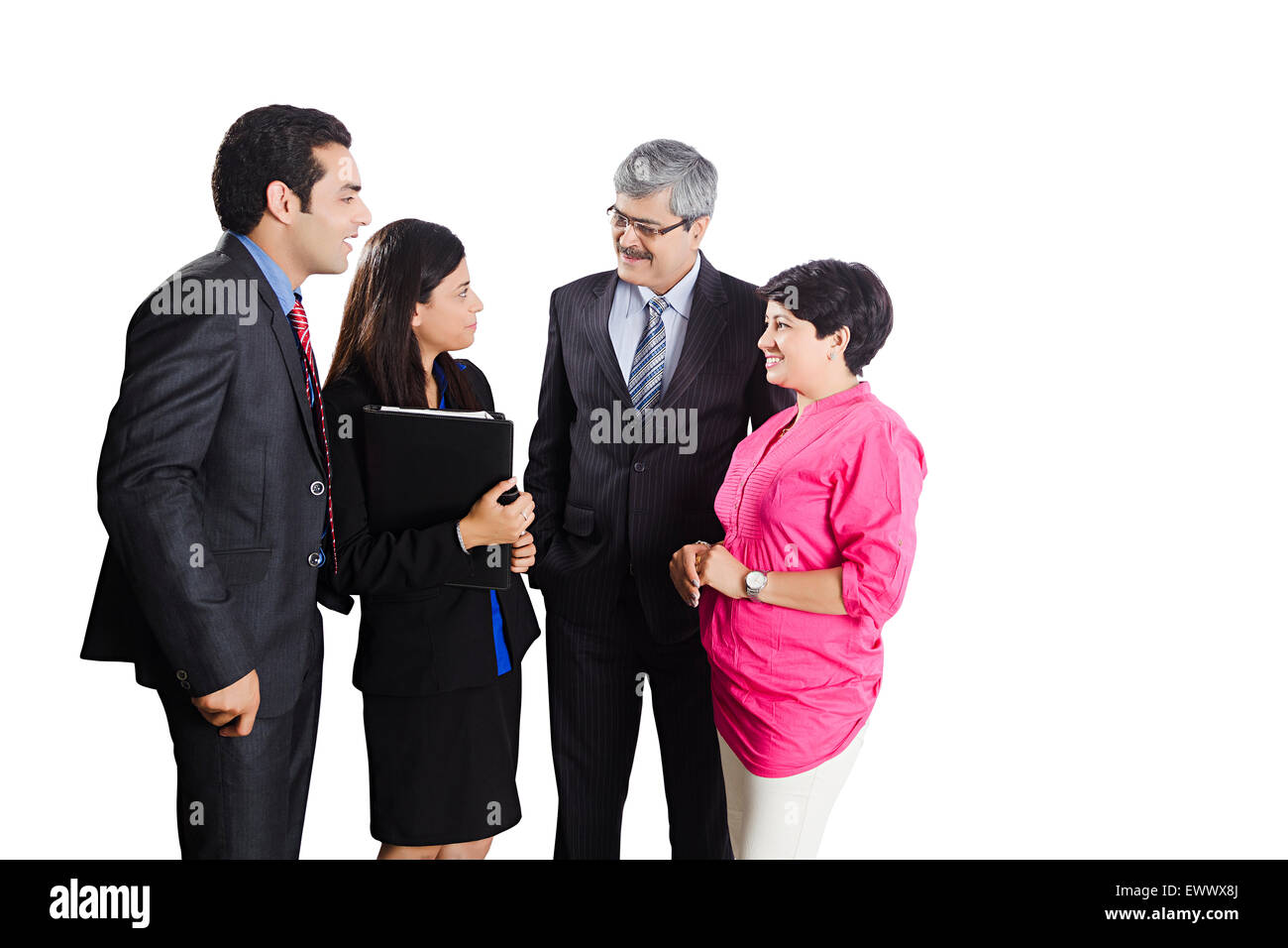 People discuss business Cut Out Stock Images & Pictures - Alamy