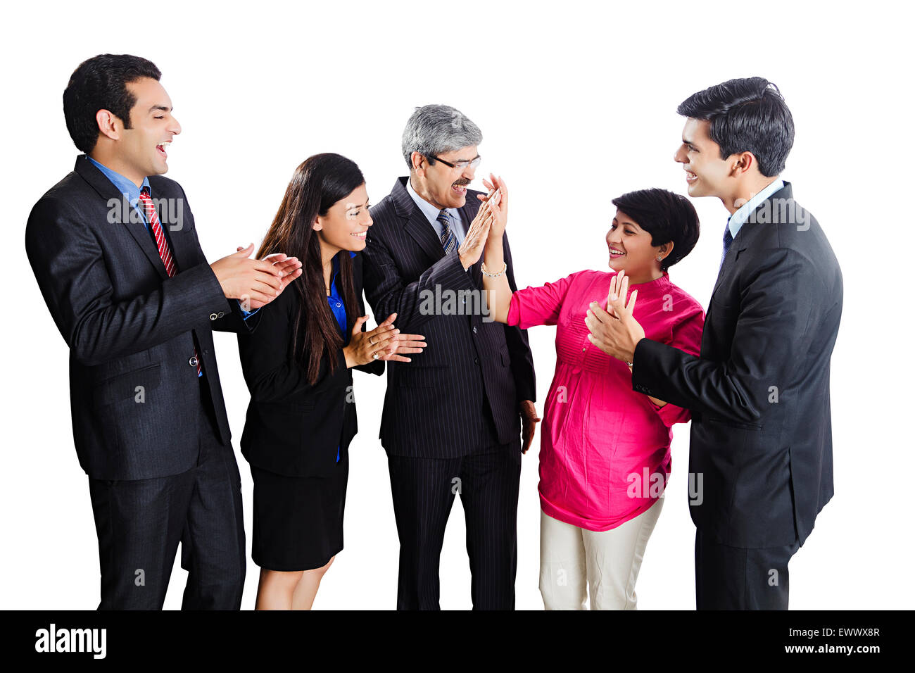 Hands talk business Cut Out Stock Images & Pictures - Alamy