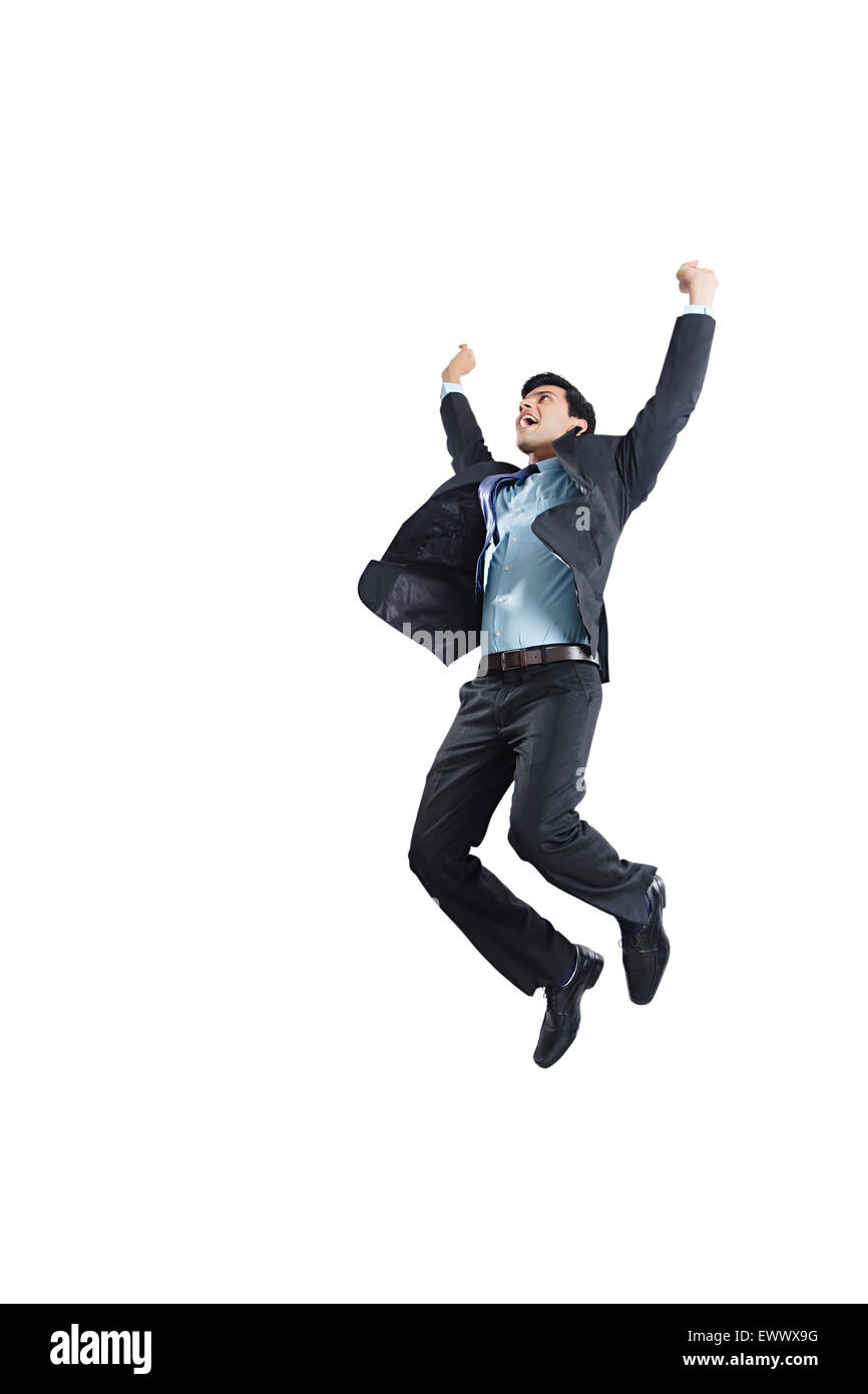 Cheerful man excited play Cut Out Stock Images & Pictures - Alamy