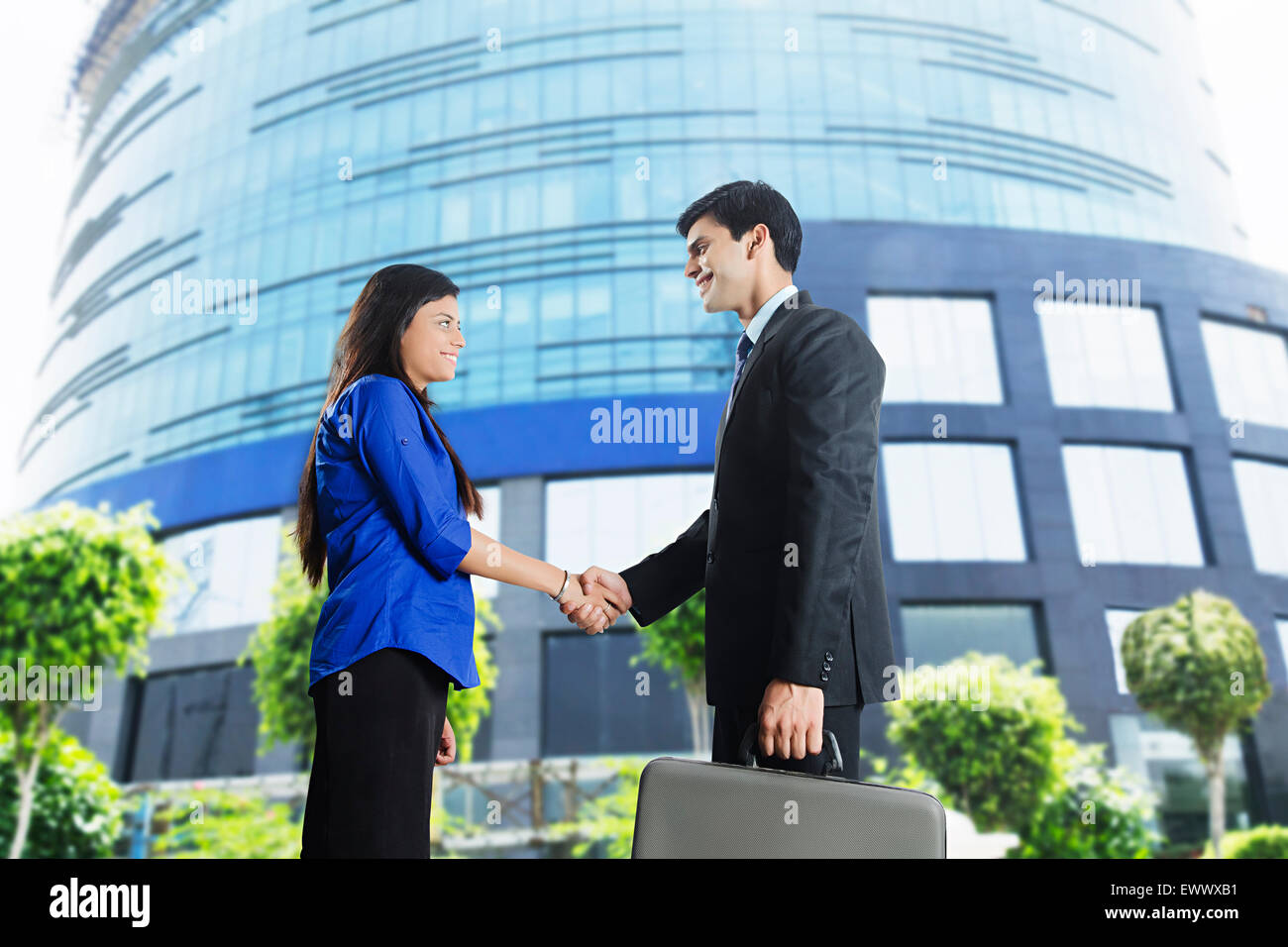2 indian Business partner Handshake Dealing Stock Photo - Alamy