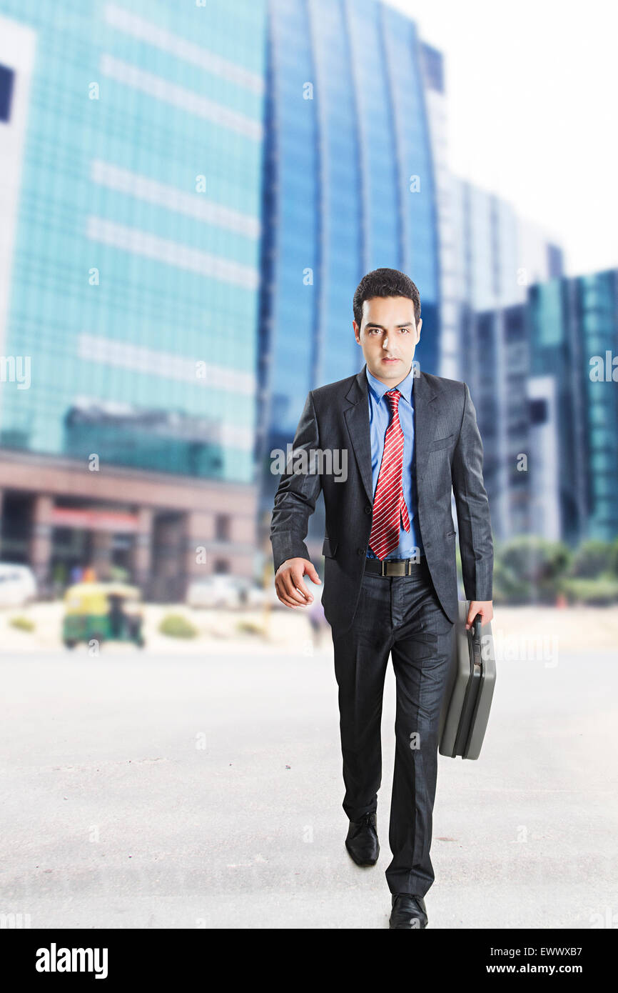 Executive business man walking briefcase hi-res stock photography and ...