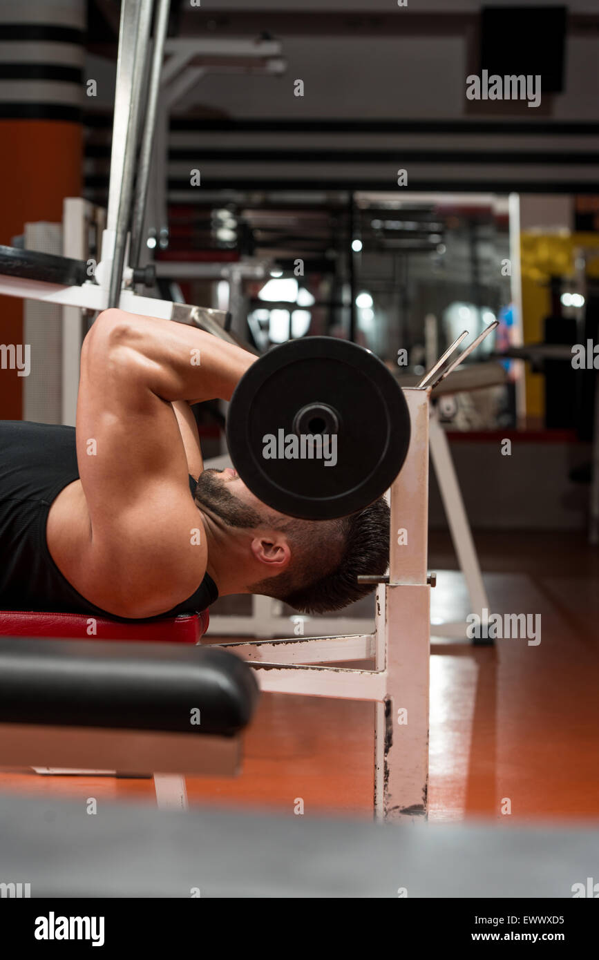 Gym, flex, man hi-res stock photography and images - Alamy