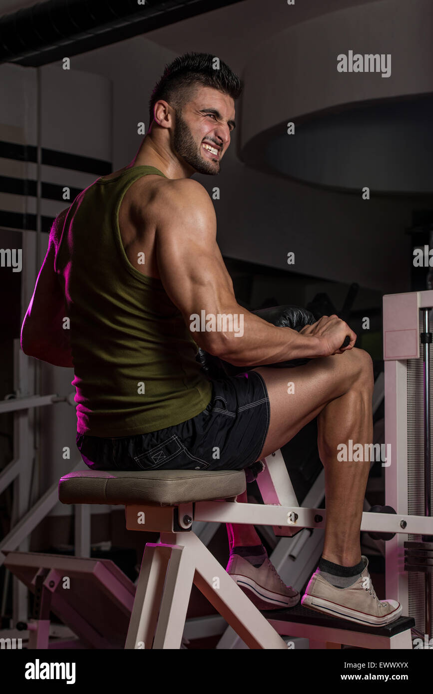 Thats How You Train Legs Calves Stock Photo - Alamy