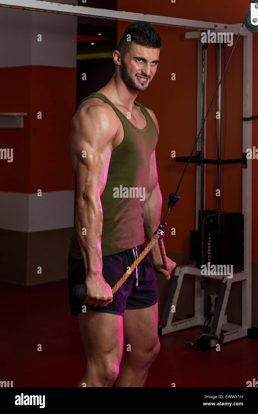 Triceps exercise hi-res stock photography and images - Alamy