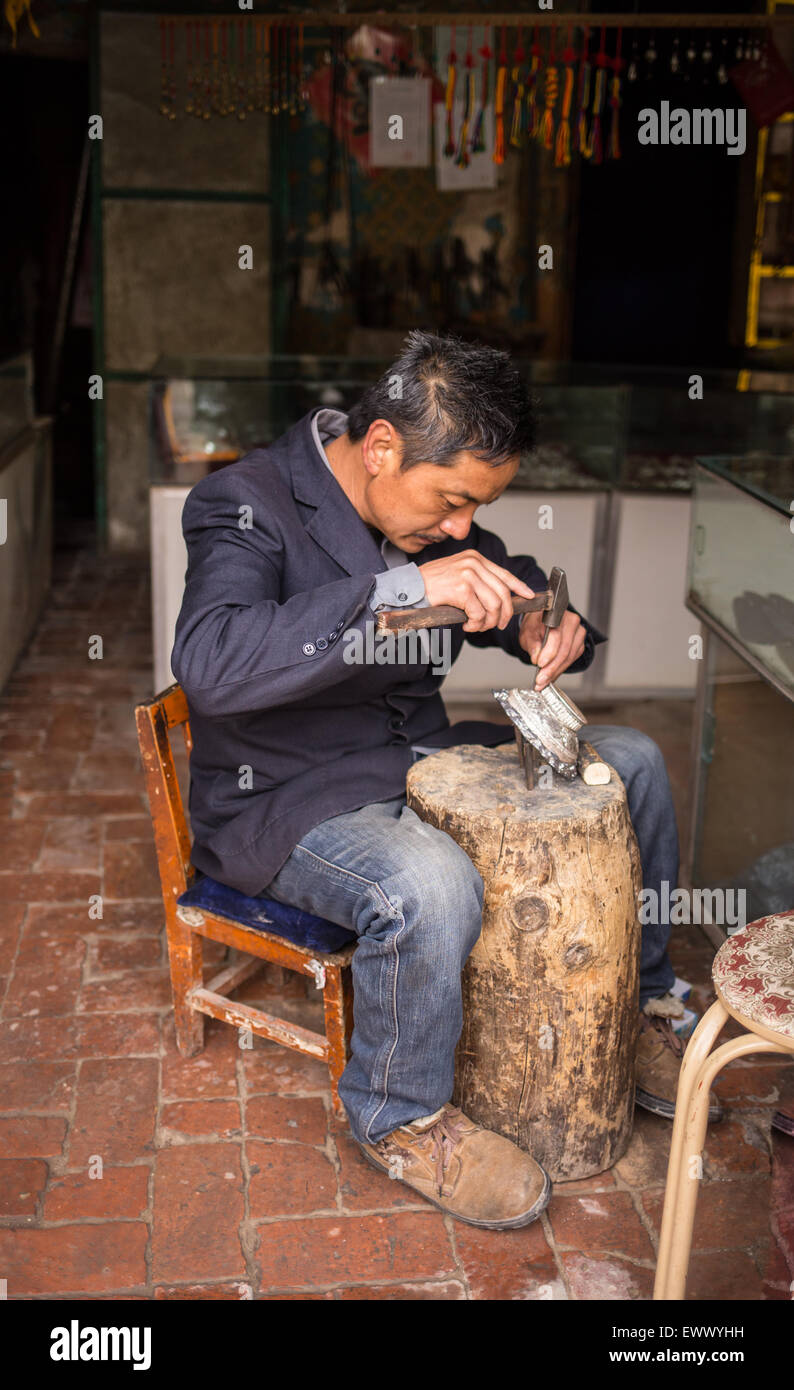 People engaged in their craft Stock Photo - Alamy