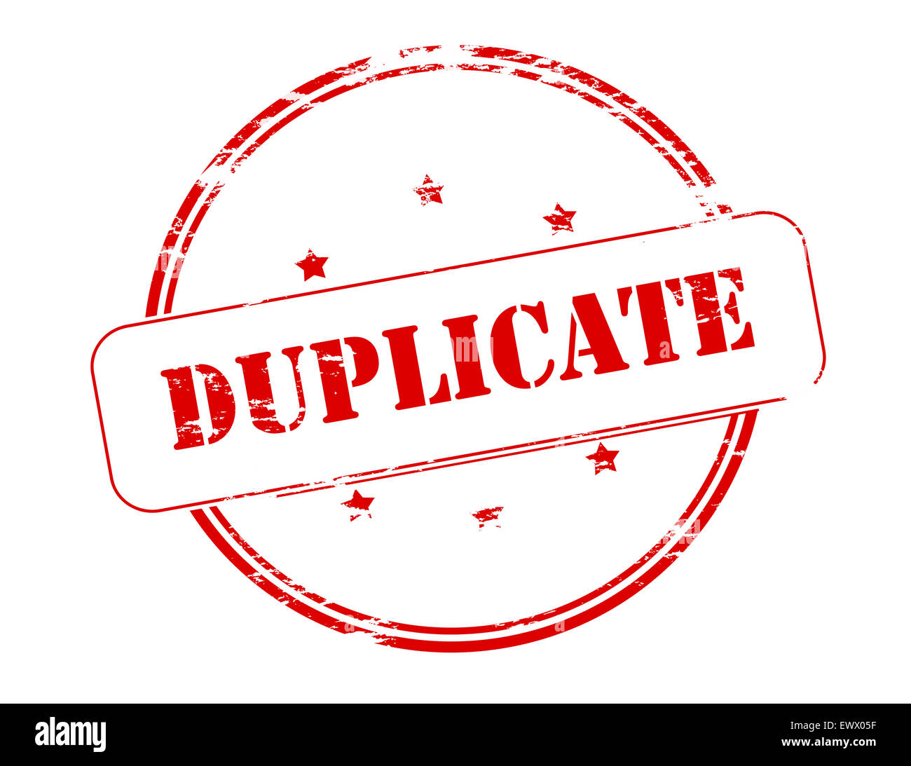 Duplicate stamp hi-res stock photography and images - Alamy