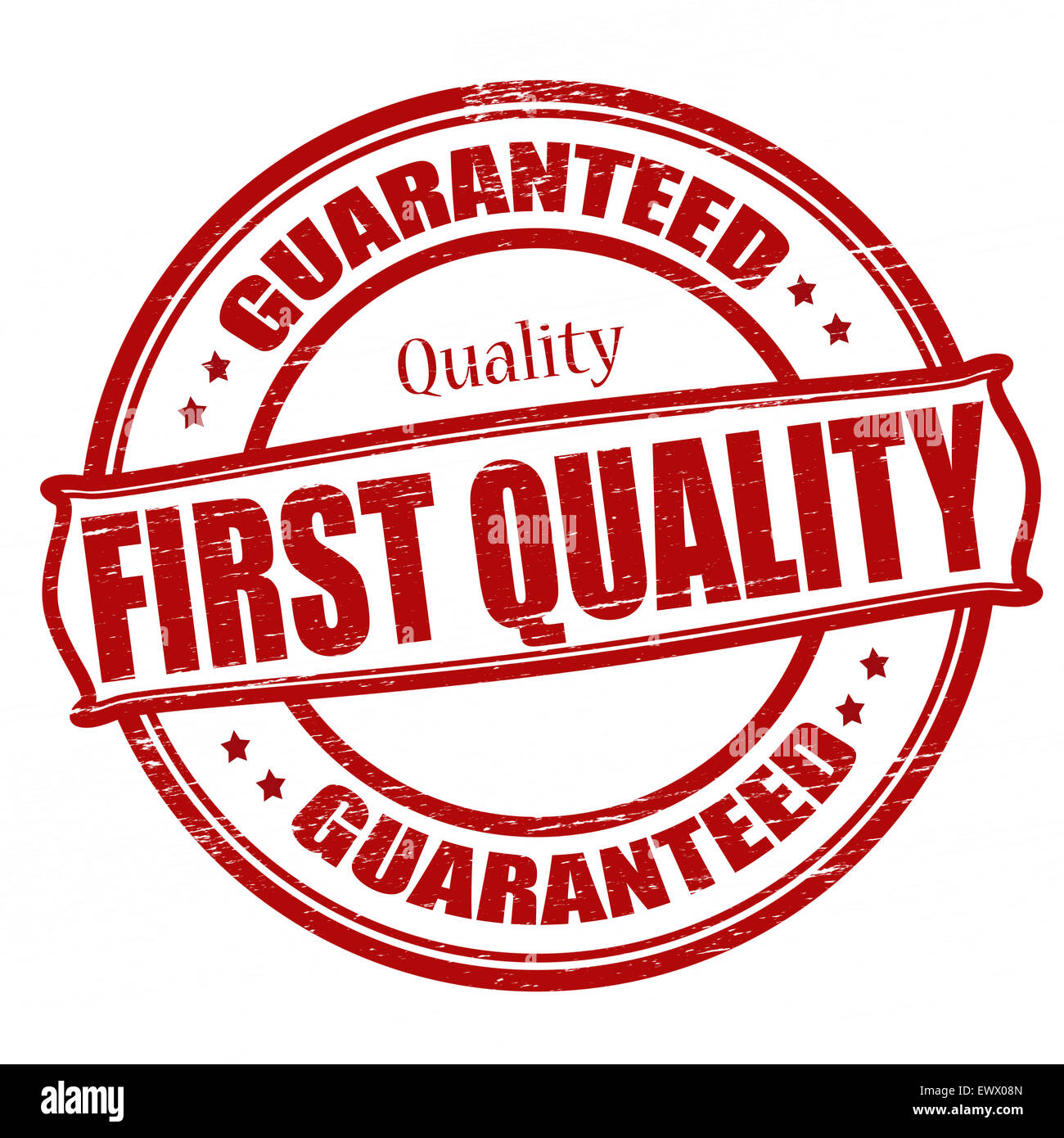 Stamp with text first quality inside, illustration Stock Photo - Alamy