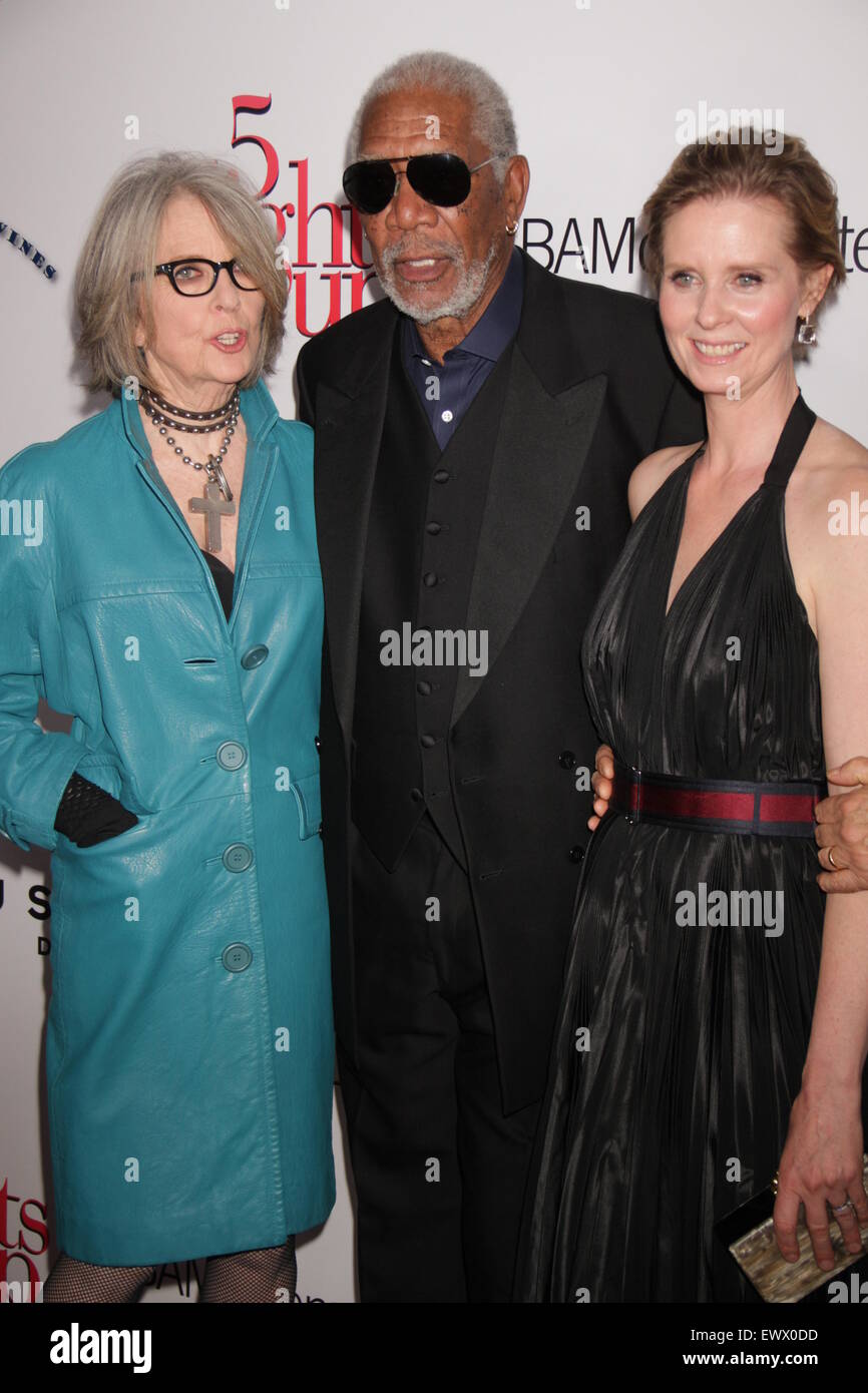 New York premiere of '5 Flights Up' at BAM Rose Cinemas - Arrivals ...