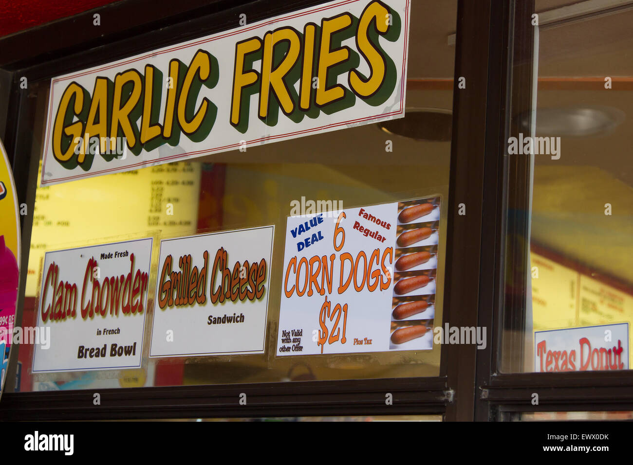 Fair food, fast food, beach food Stock Photo - Alamy