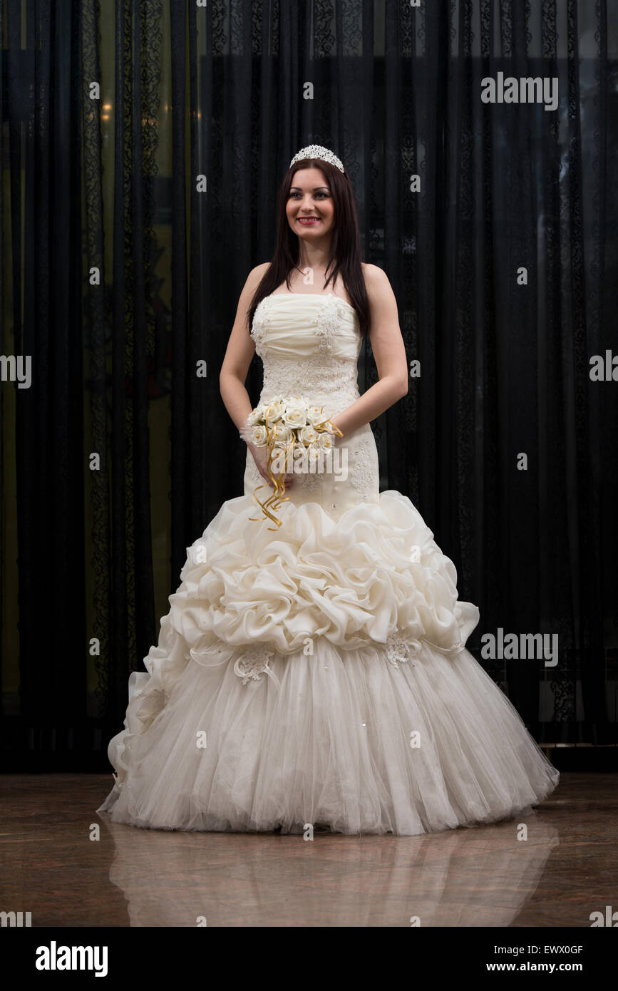 Bridal Portrait Of A Beautiful Model Stock Photo - Alamy
