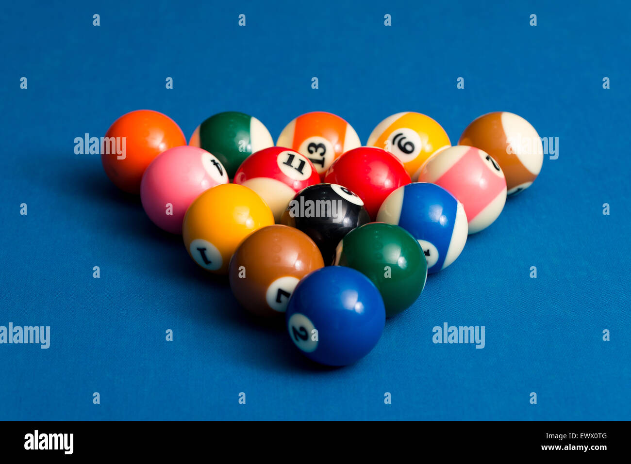 Pool balls break ready hi-res stock photography and images - Alamy