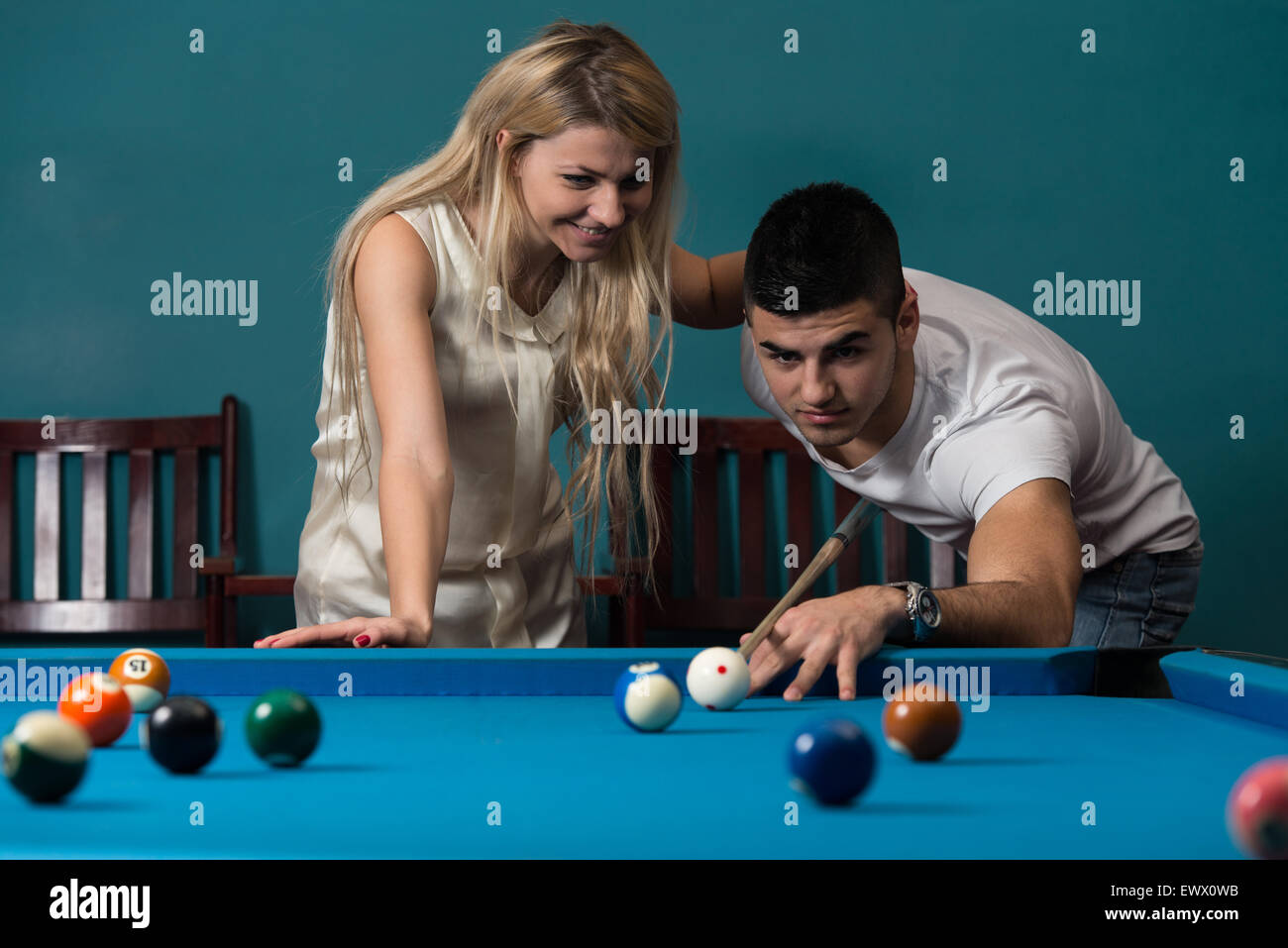 Woman and man in a nightclub hi-res stock photography and images - Alamy