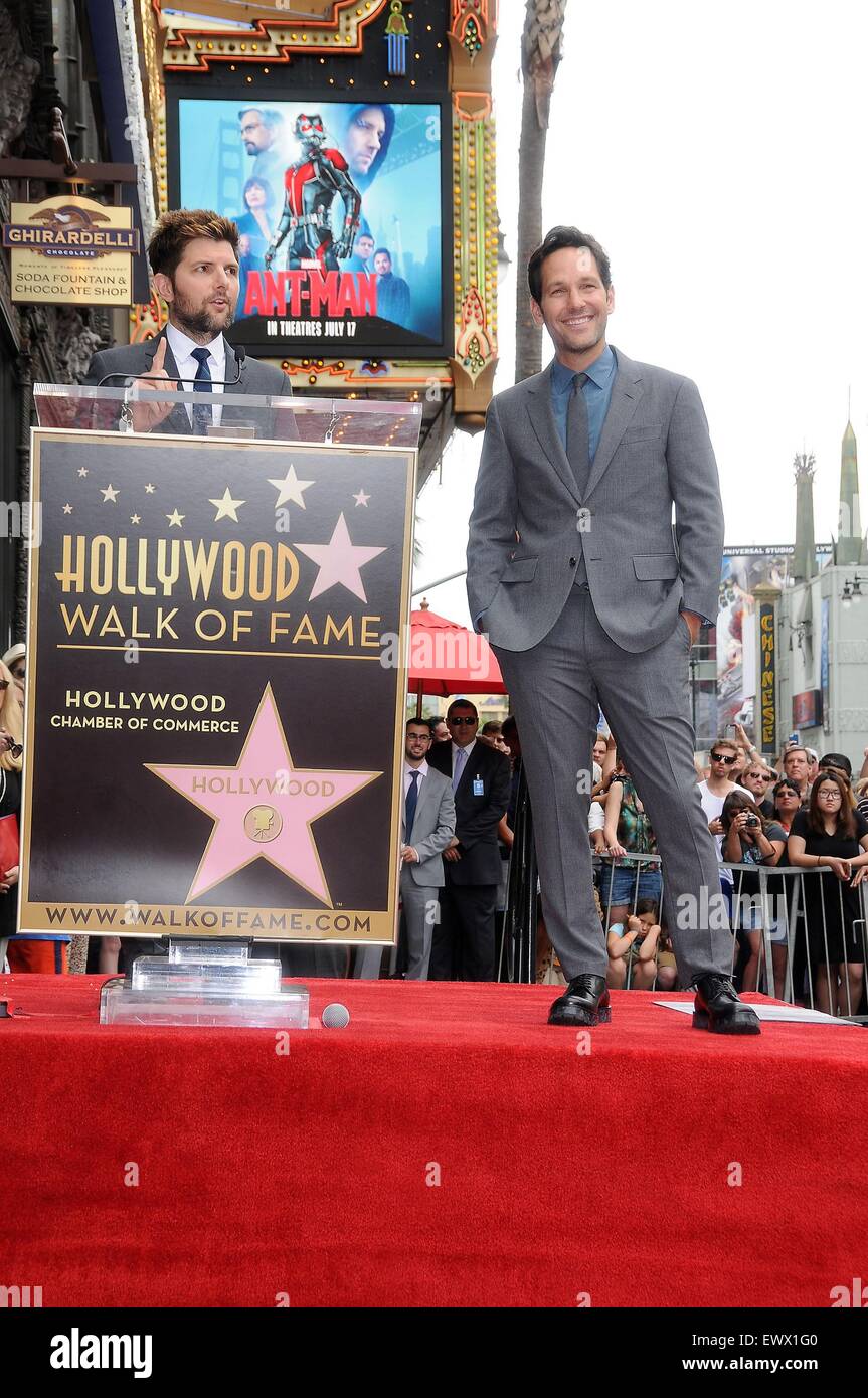 Paul rudd and adam scott hi-res stock photography and images - Alamy