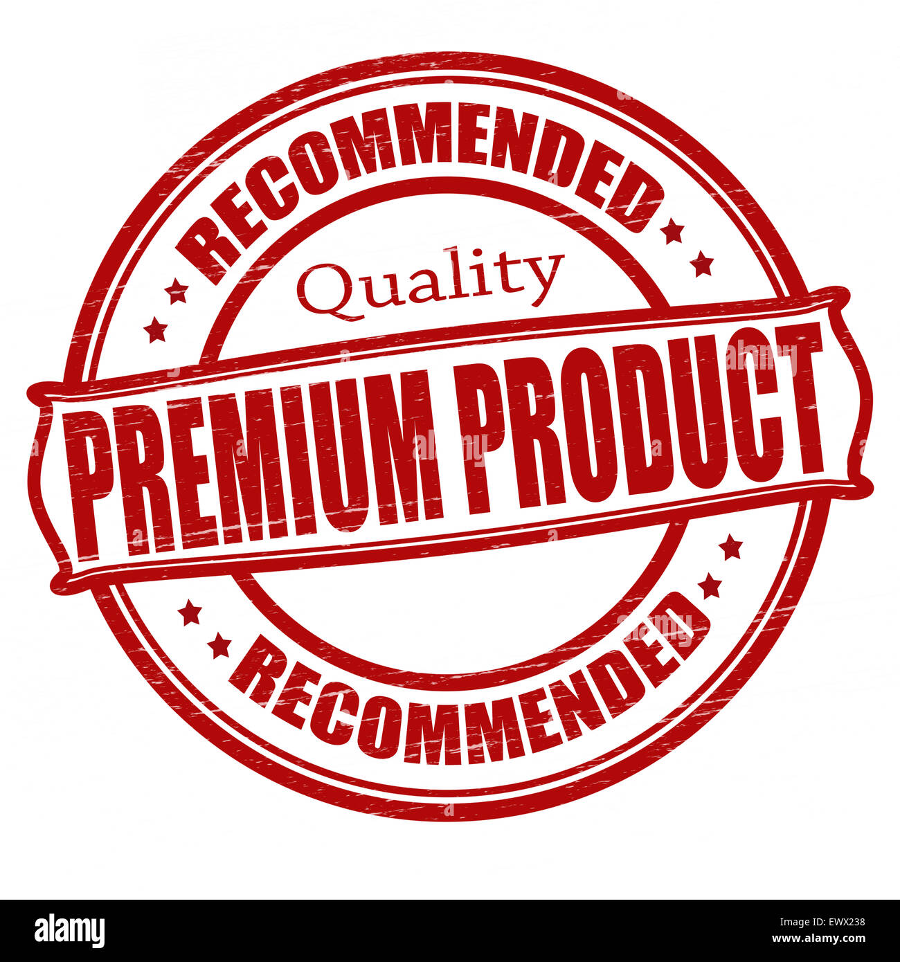 Stamp with text premium product inside, illustration Stock Photo - Alamy