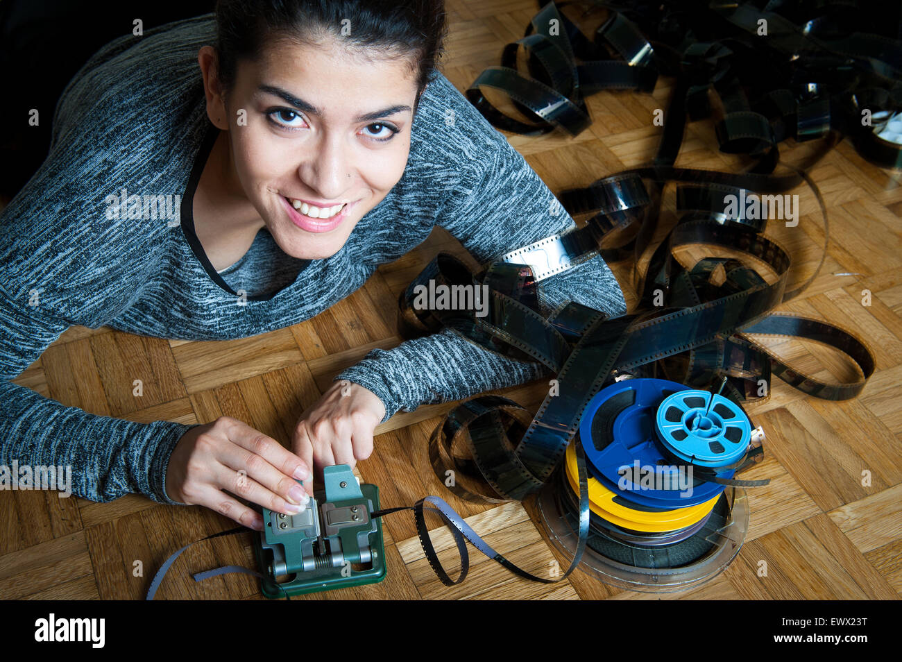 Super8 woman hi-res stock photography and images - Alamy
