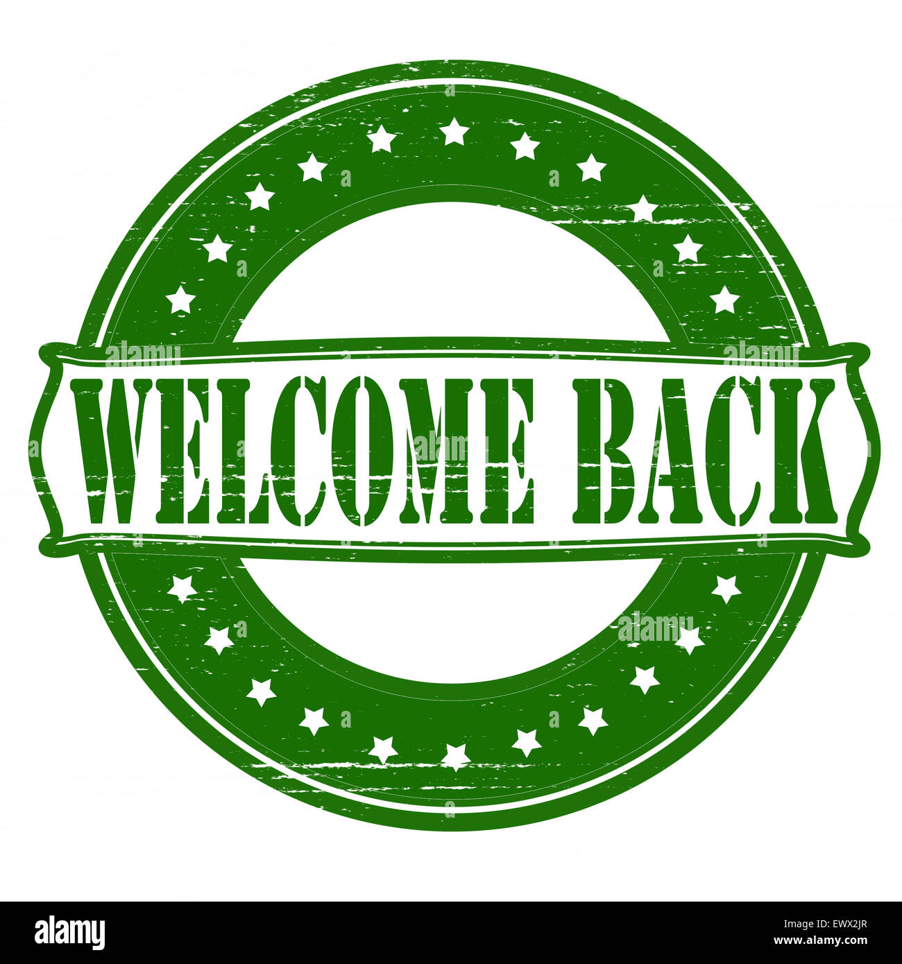Welcome back text hi-res stock photography and images - Alamy