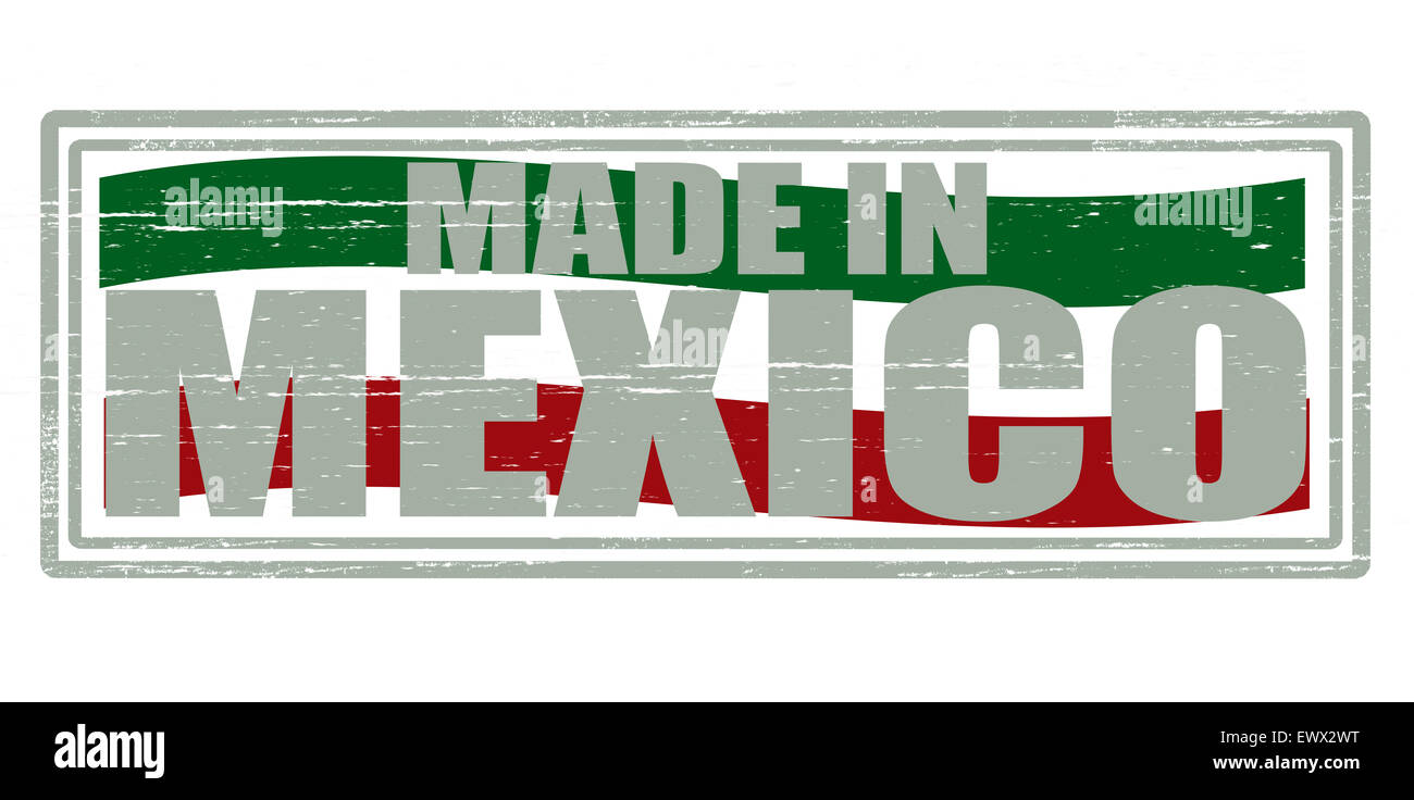 Made mexico stamp hi-res stock photography and images - Alamy