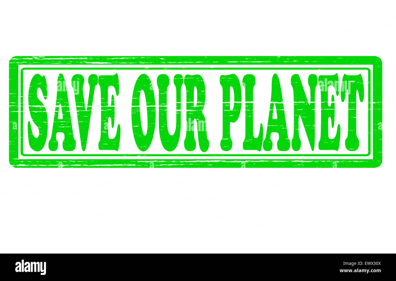 Planet save the planet Cut Out Stock Images & Pictures - Alamy