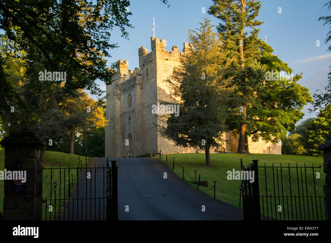 Langley castle northumberland hi-res stock photography and images - Alamy