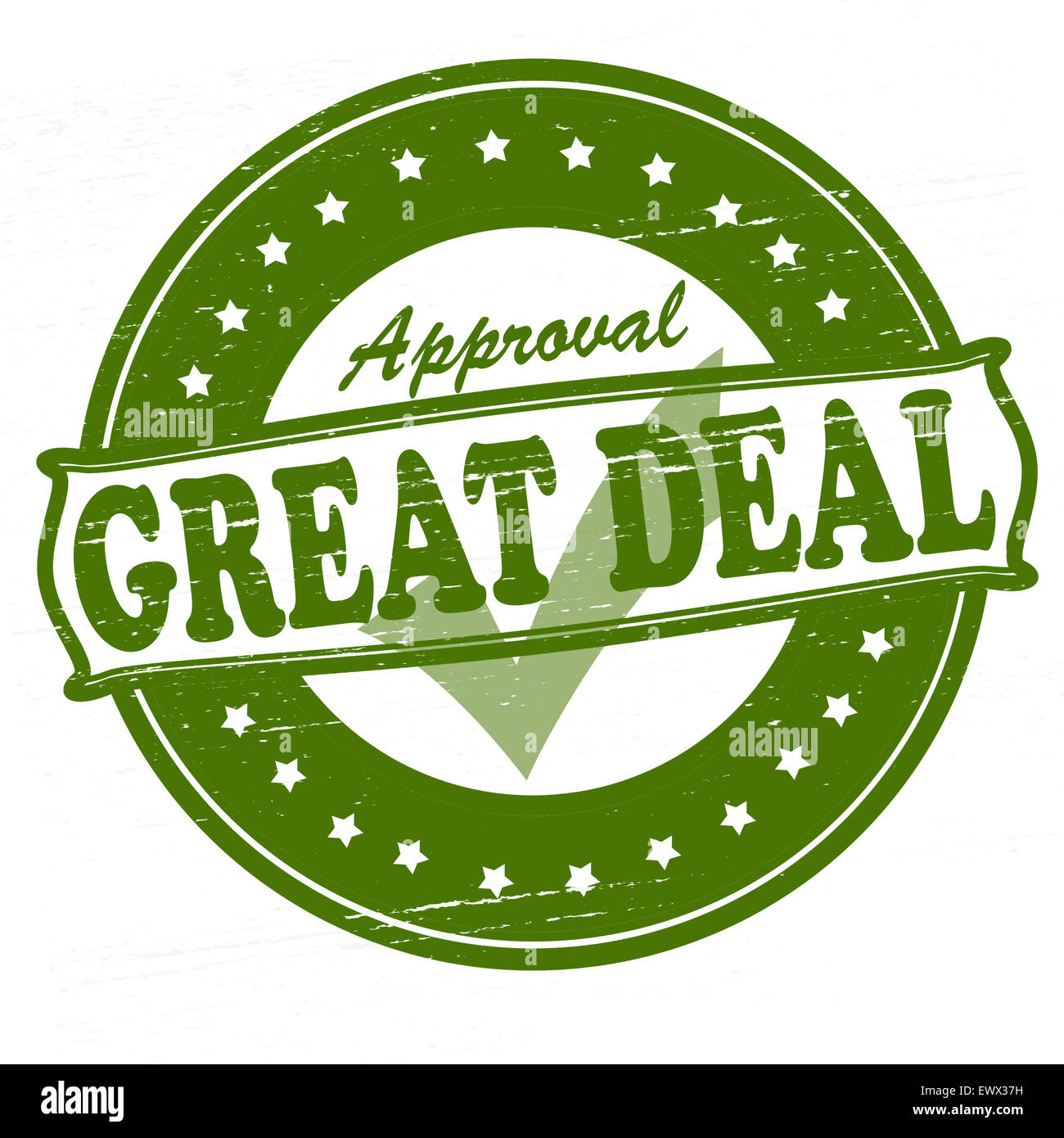 Stamp with text great deal inside, illustration Stock Photo - Alamy