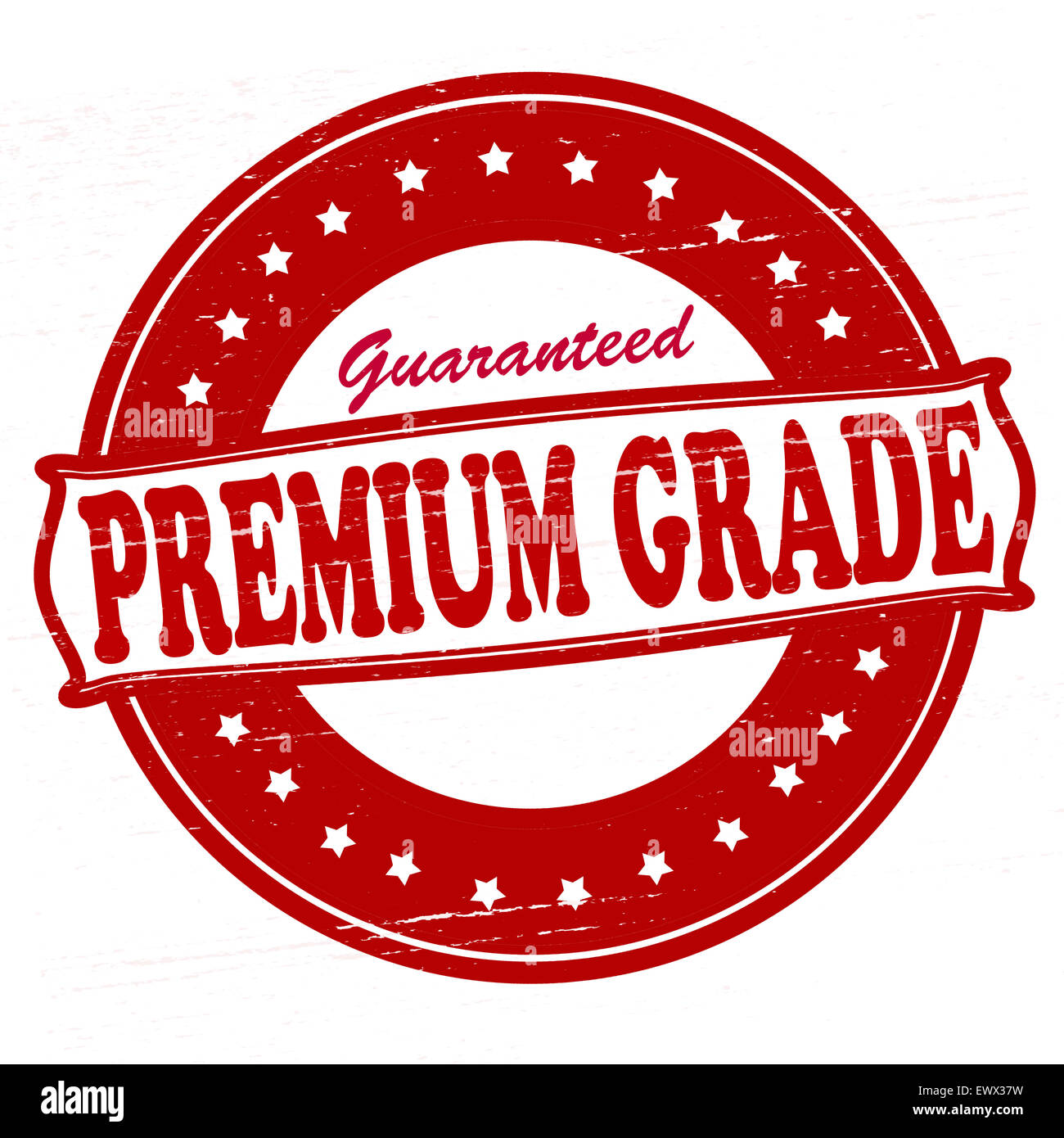 Stamp with text premium grade inside, illustration Stock Photo - Alamy