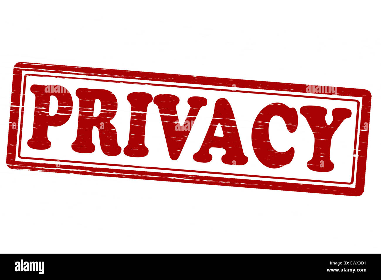 Stamp with word privacy inside, illustration Stock Photo - Alamy