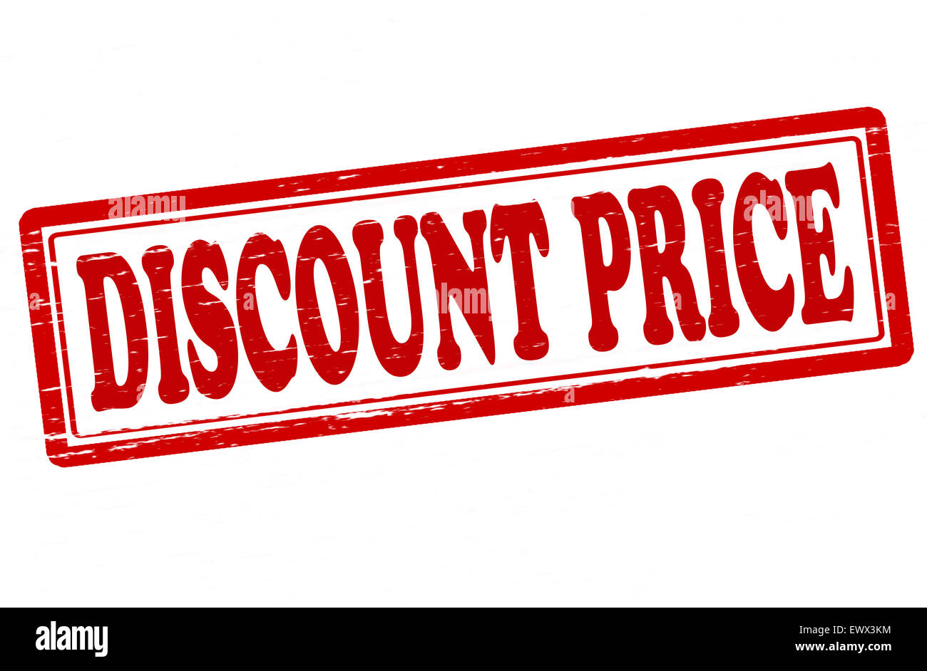 Stamp with text discount price inside, illustration Stock Photo - Alamy