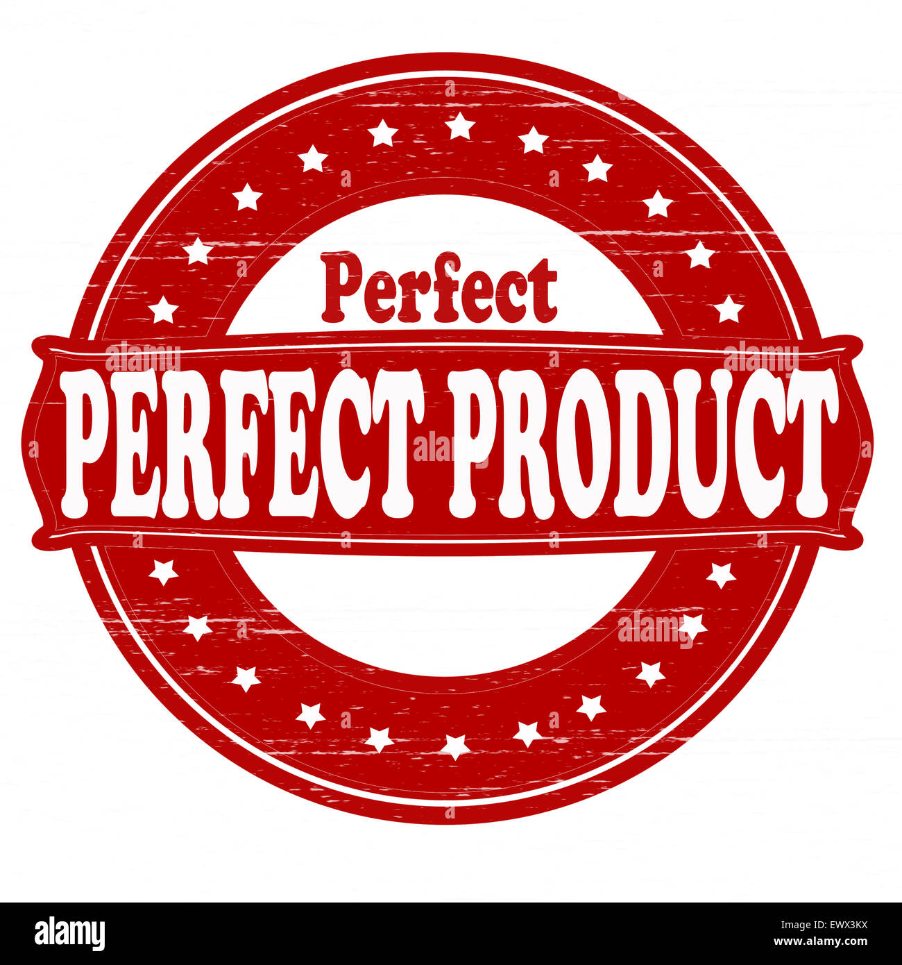 Stamp with text perfect product inside, illustration Stock Photo - Alamy
