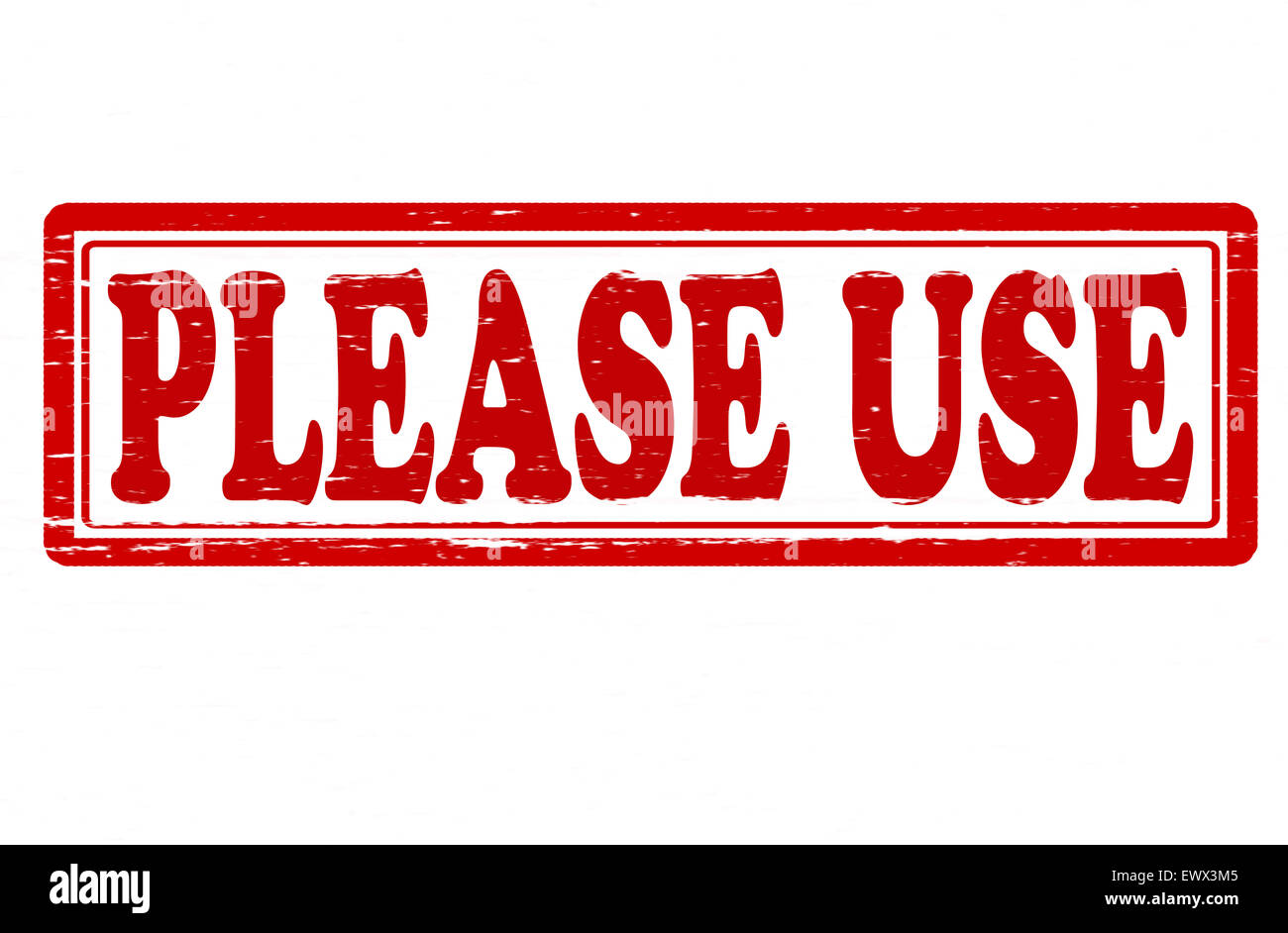 Stamp with text please use inside, illustration Stock Photo - Alamy