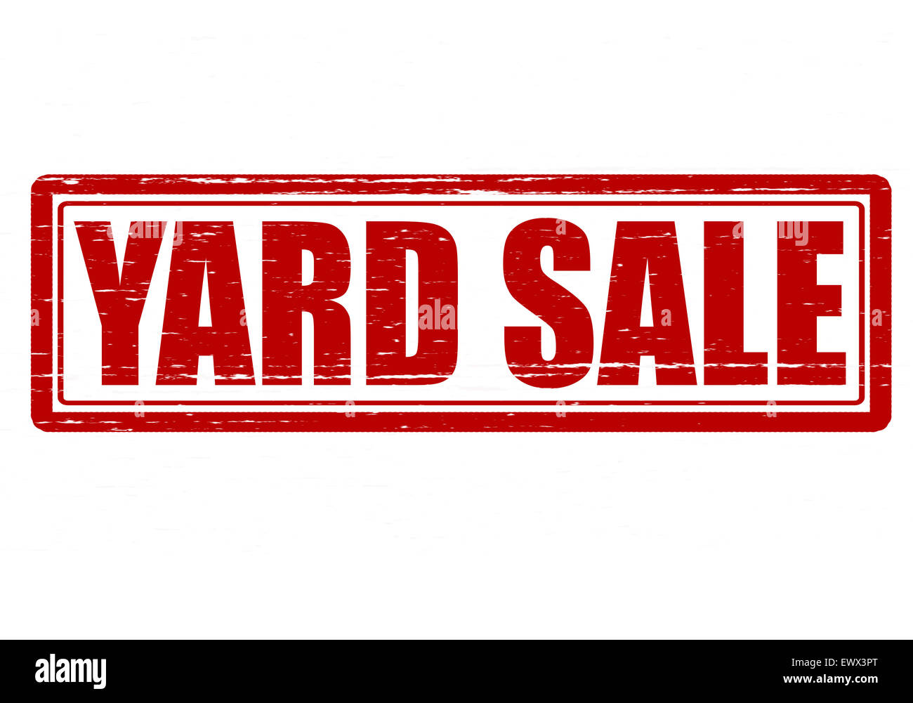 Yard sale illustration hi-res stock photography and images - Alamy