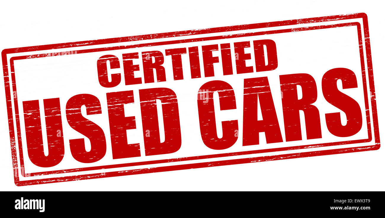 Stamp with text used cars inside, illustration Stock Photo - Alamy