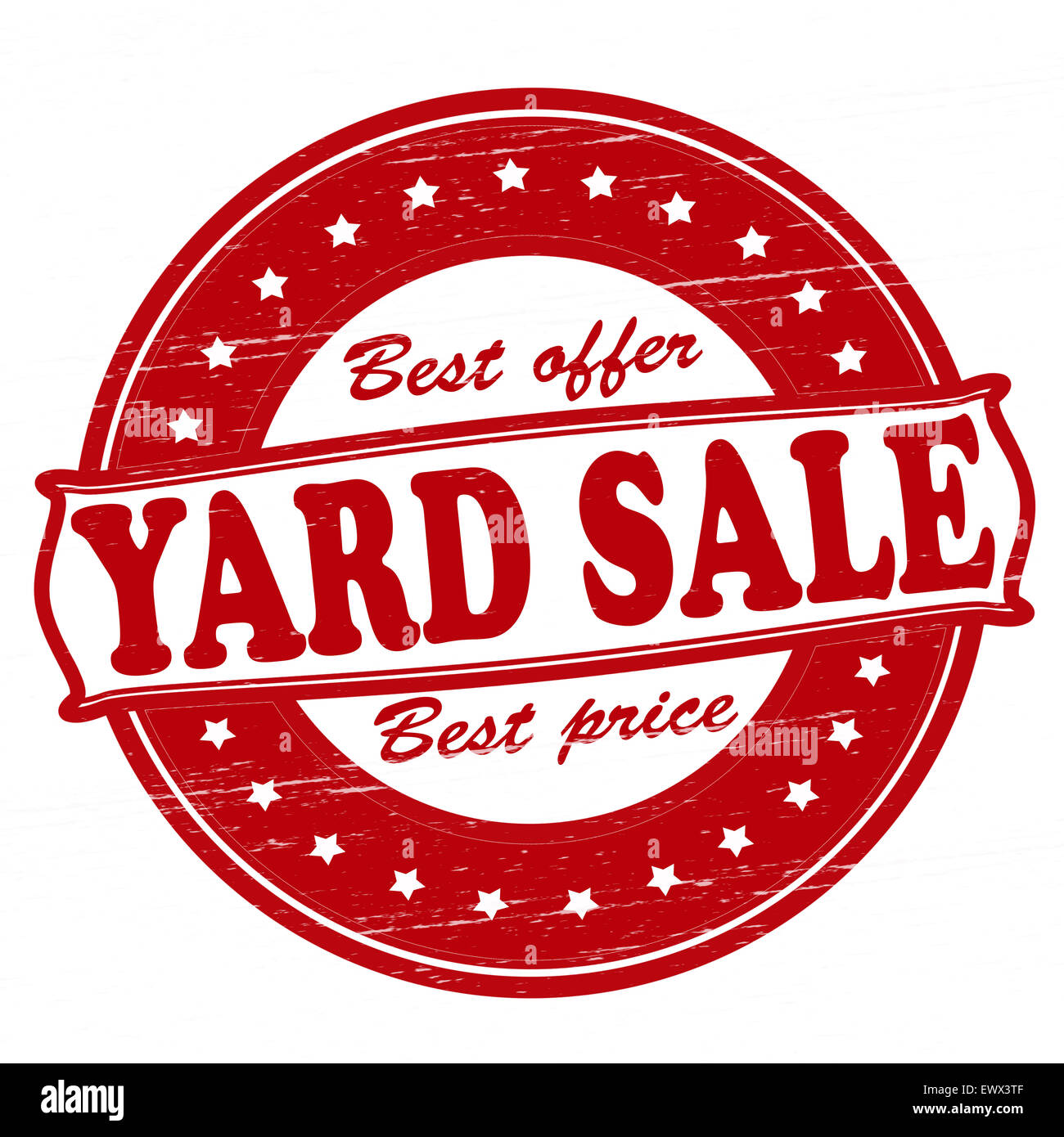 Yard sale illustration hi-res stock photography and images - Alamy
