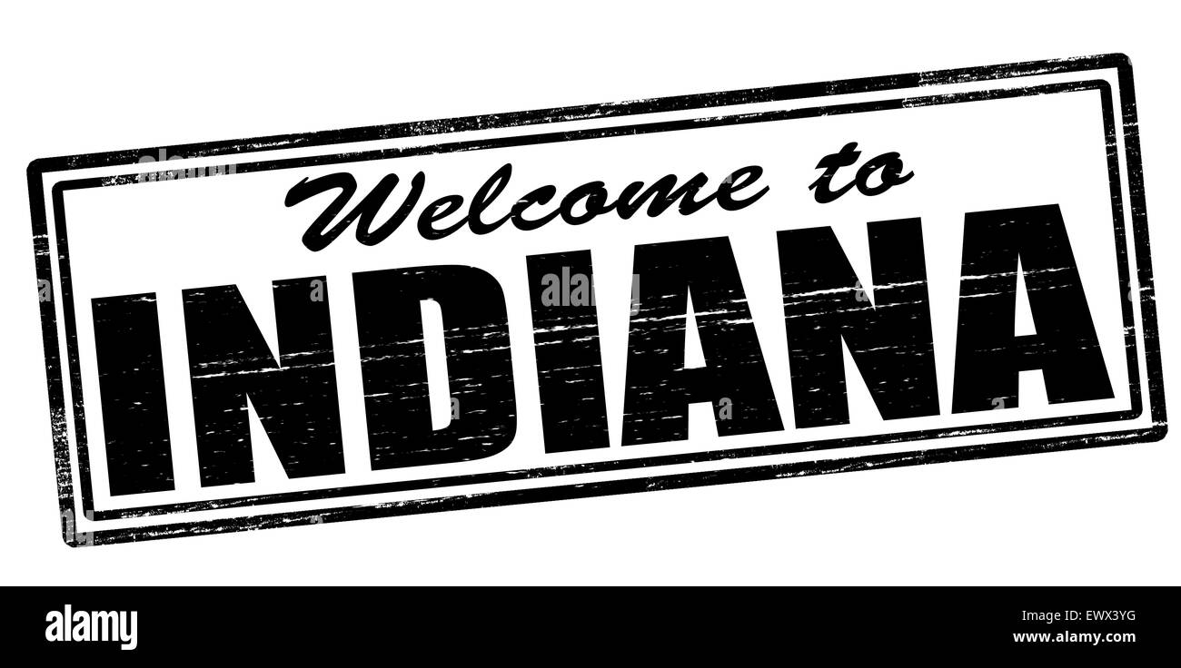 Welcome to indiana sign hi-res stock photography and images - Alamy