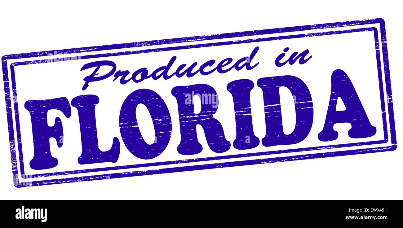 Florida stamp hi-res stock photography and images - Alamy