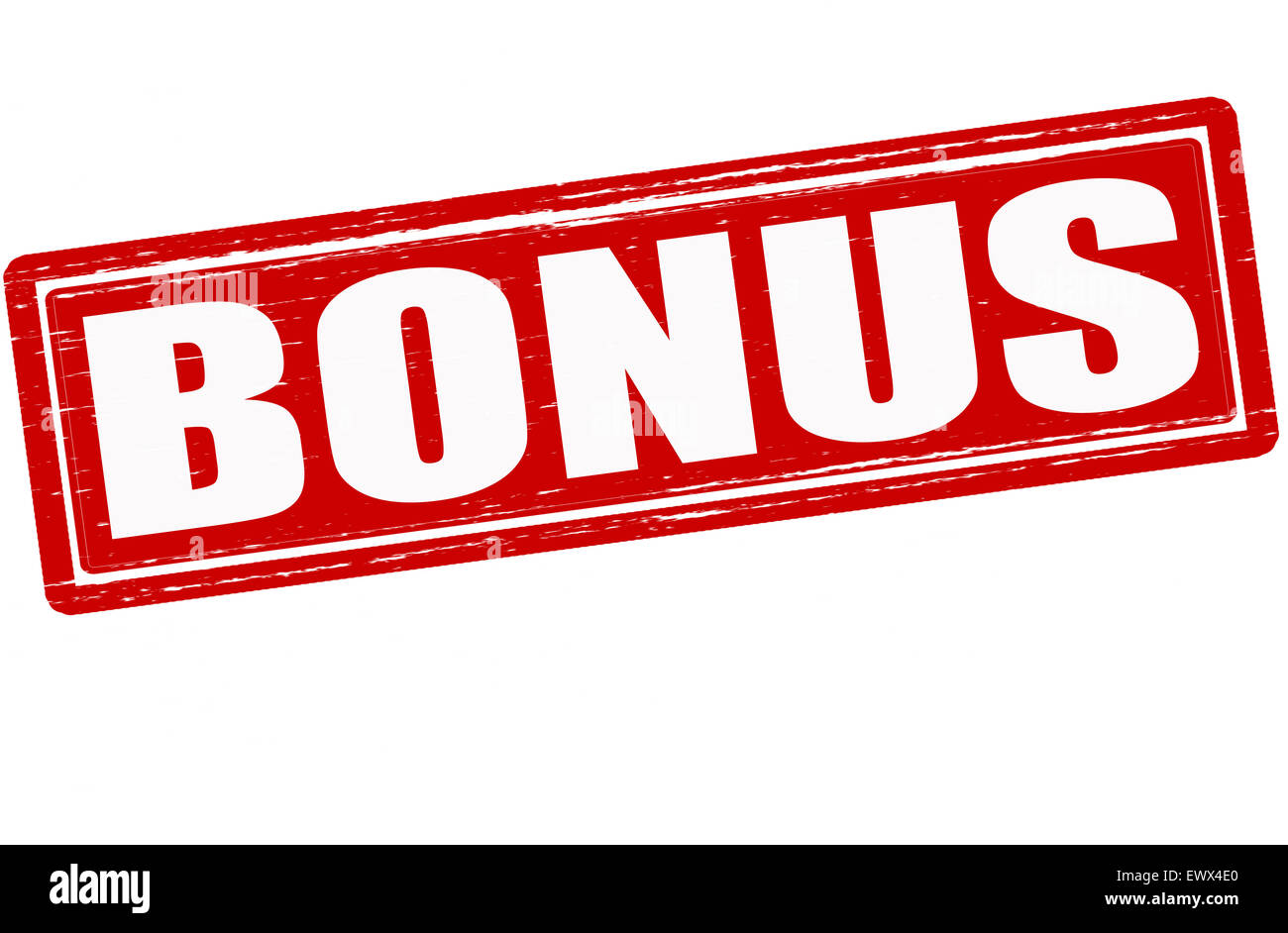 Stamp with word bonus inside, illustration Stock Photo - Alamy