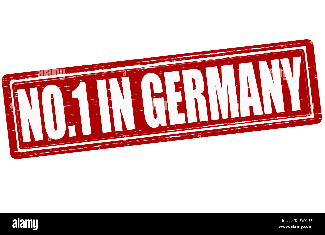 Stamp with text no one in Germany inside, illustration Stock Photo - Alamy