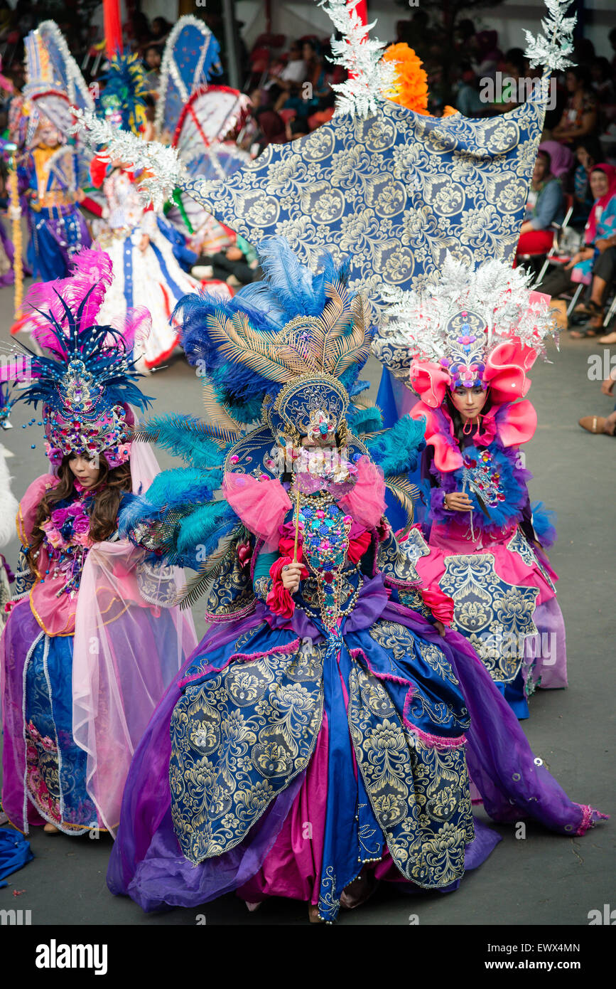 Jember Fashion Carnival in Jember, Java, Indonesia Stock Photo - Alamy