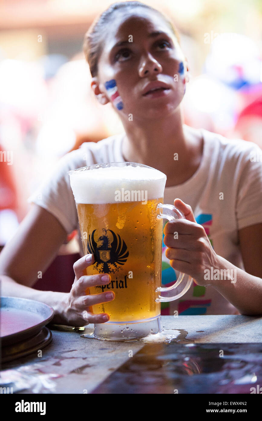 Tv football beach beer hi-res stock photography and images - Alamy