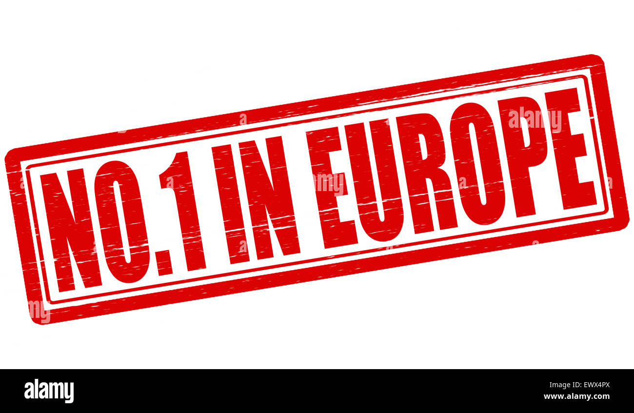 Stamp with text no one in Europe inside, illustration Stock Photo - Alamy