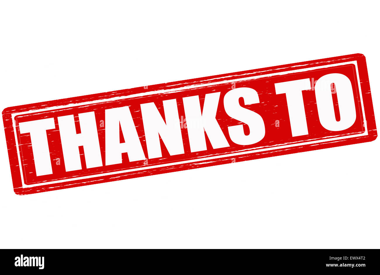 Thanks rubber stamp hi-res stock photography and images - Alamy