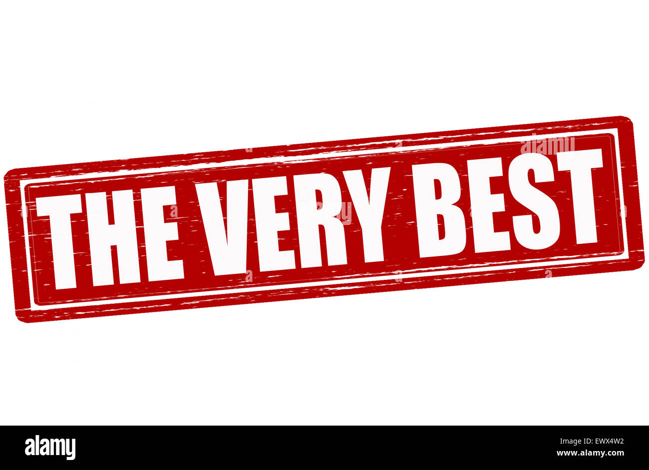 Stamp with text the very best inside, illustration Stock Photo - Alamy
