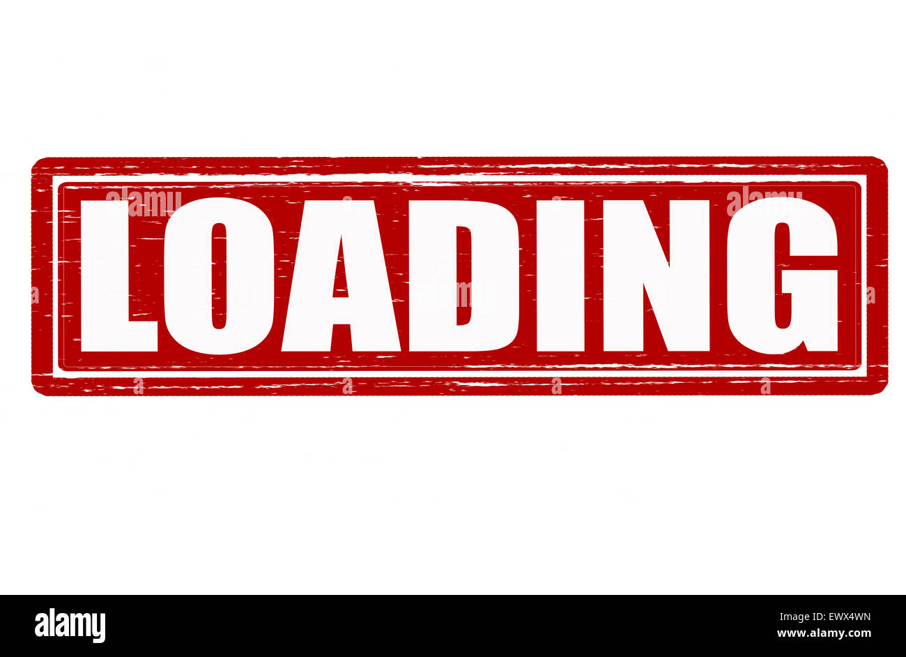 Stamp with word loading inside, illustration Stock Photo - Alamy