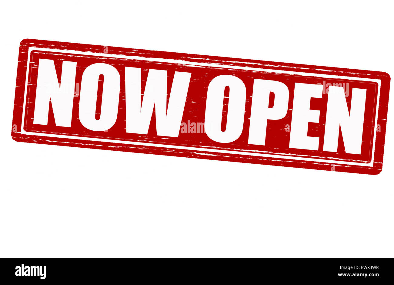 Now open stamp hi-res stock photography and images - Alamy