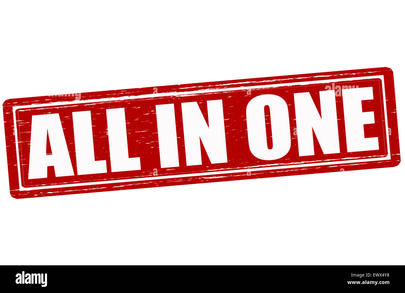 Stamp with text all in one inside hi-res stock photography and images ...